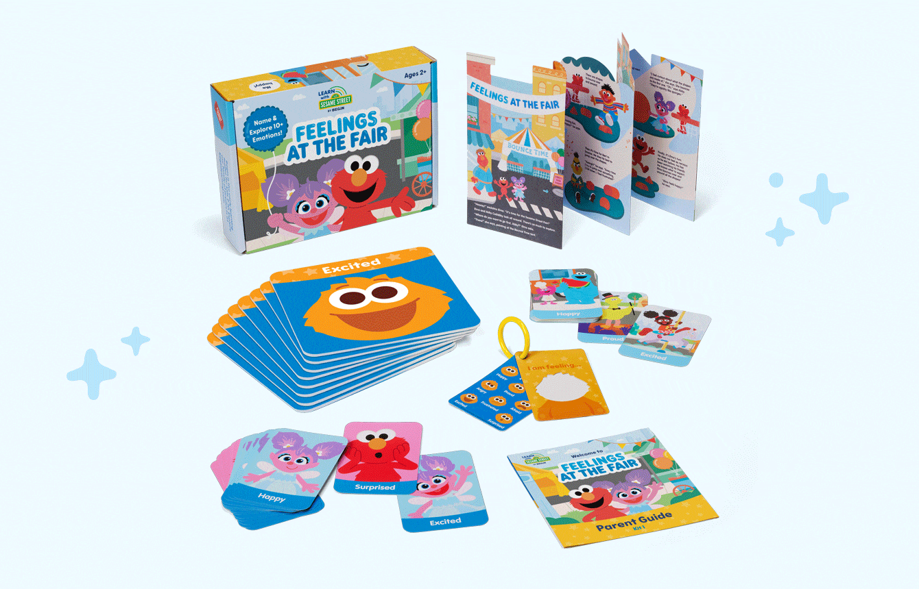 Learn with Sesame Street Kits by Begin, for Kids 2-5
